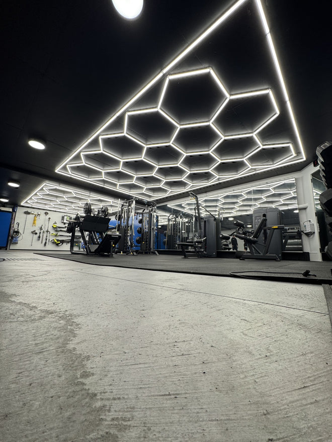 Hexagon Lights Australia | LED Hexagon Garage Lighting | HEXA Lighting ...