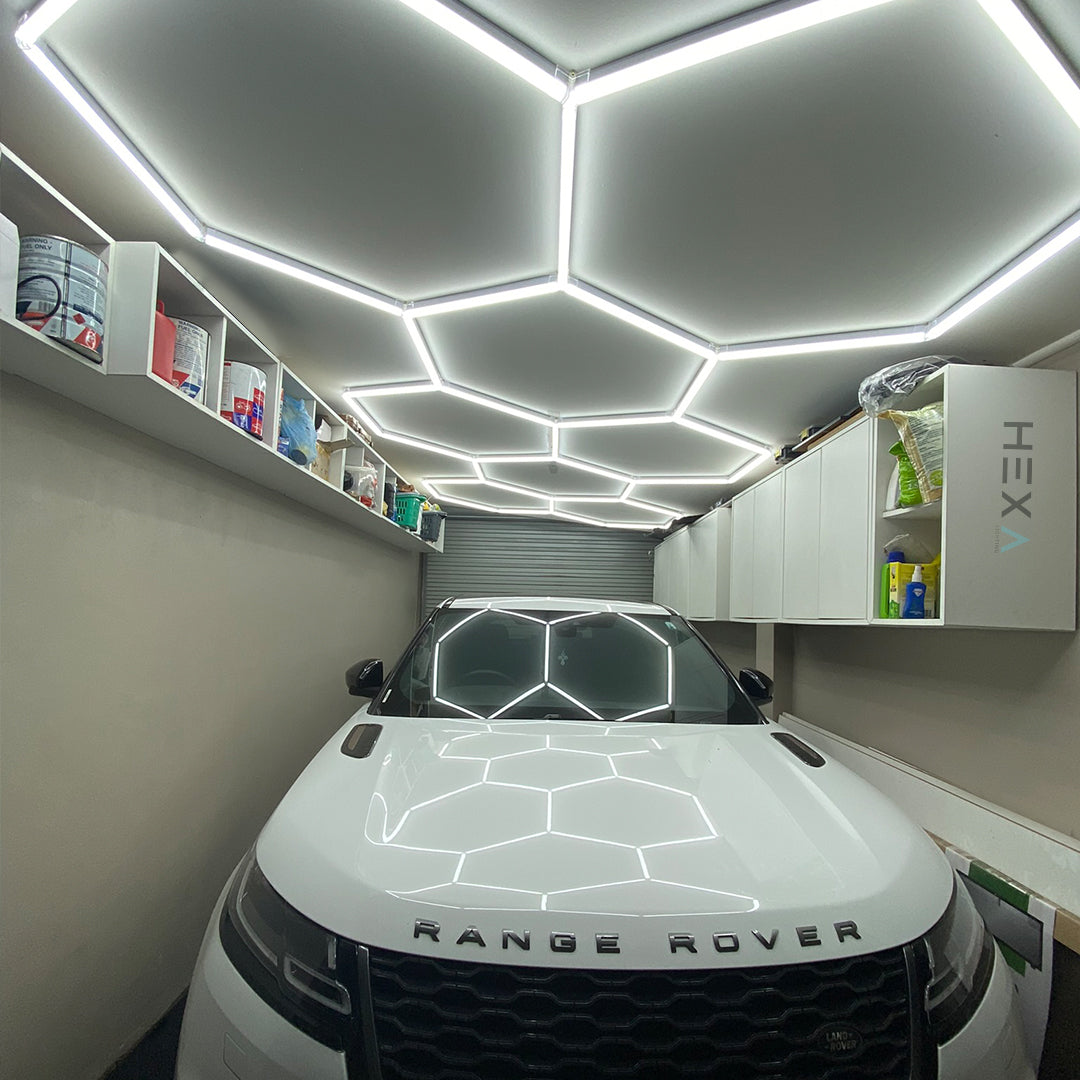 2.1m x 4.9m | Hexagon LED Lighting Fixture – Hexa Lighting